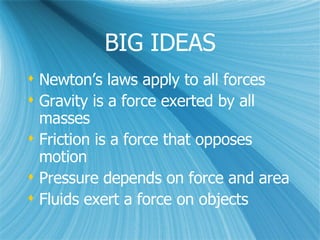 Forces in Fluids Notes | PPT