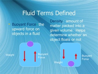 Forces in Fluids Notes | PPT