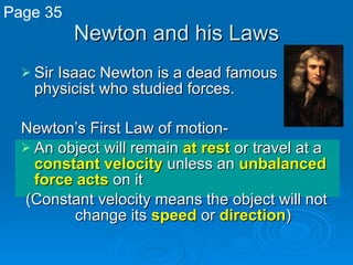 Forces Newton’s Laws | PPT