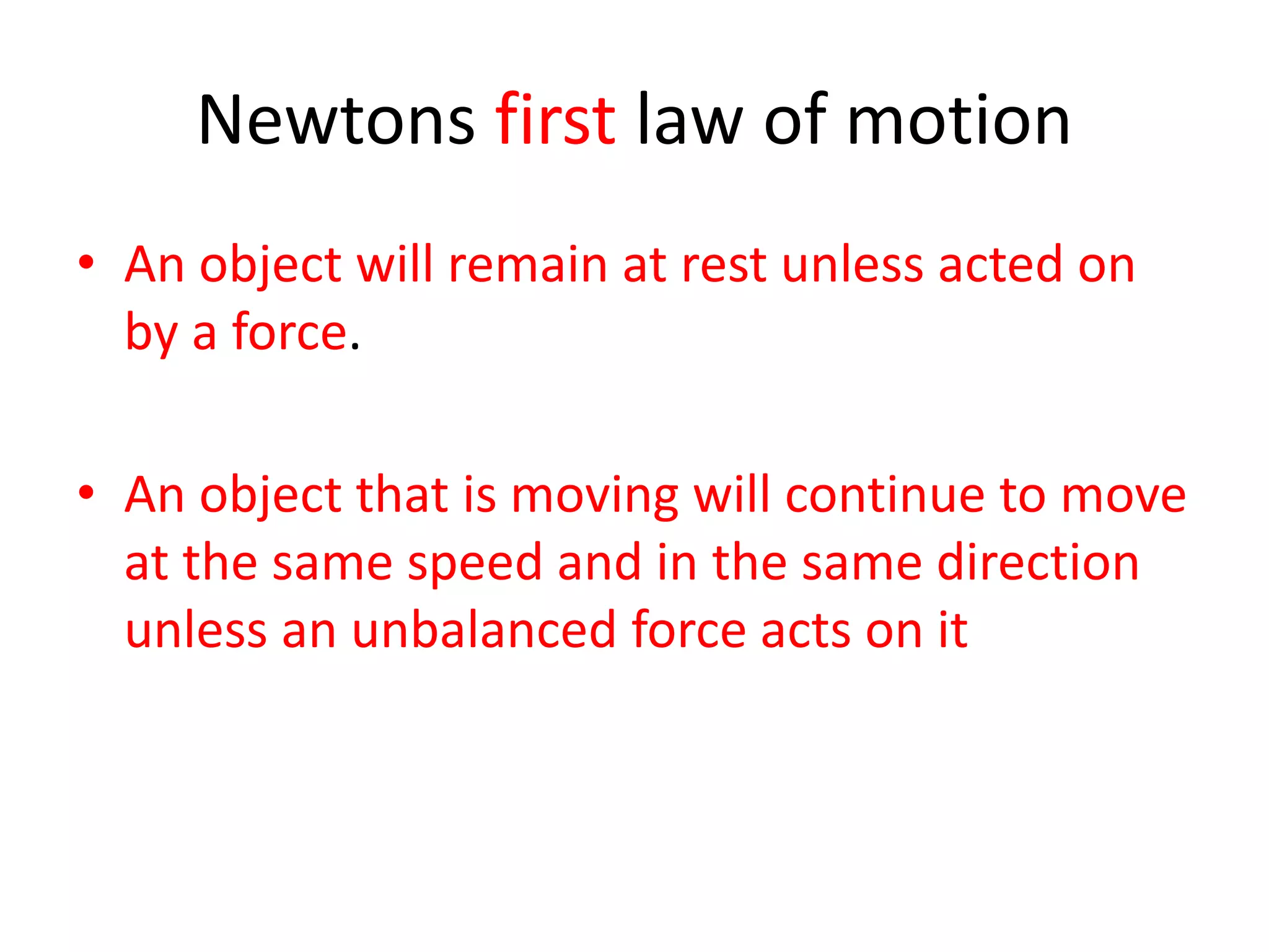 Basic Forces year 10 Physics powerpoint ml | PPTX