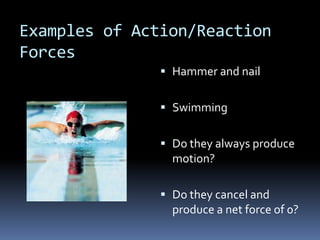 Physical Science - 3rd Law and Momentum | PPTX