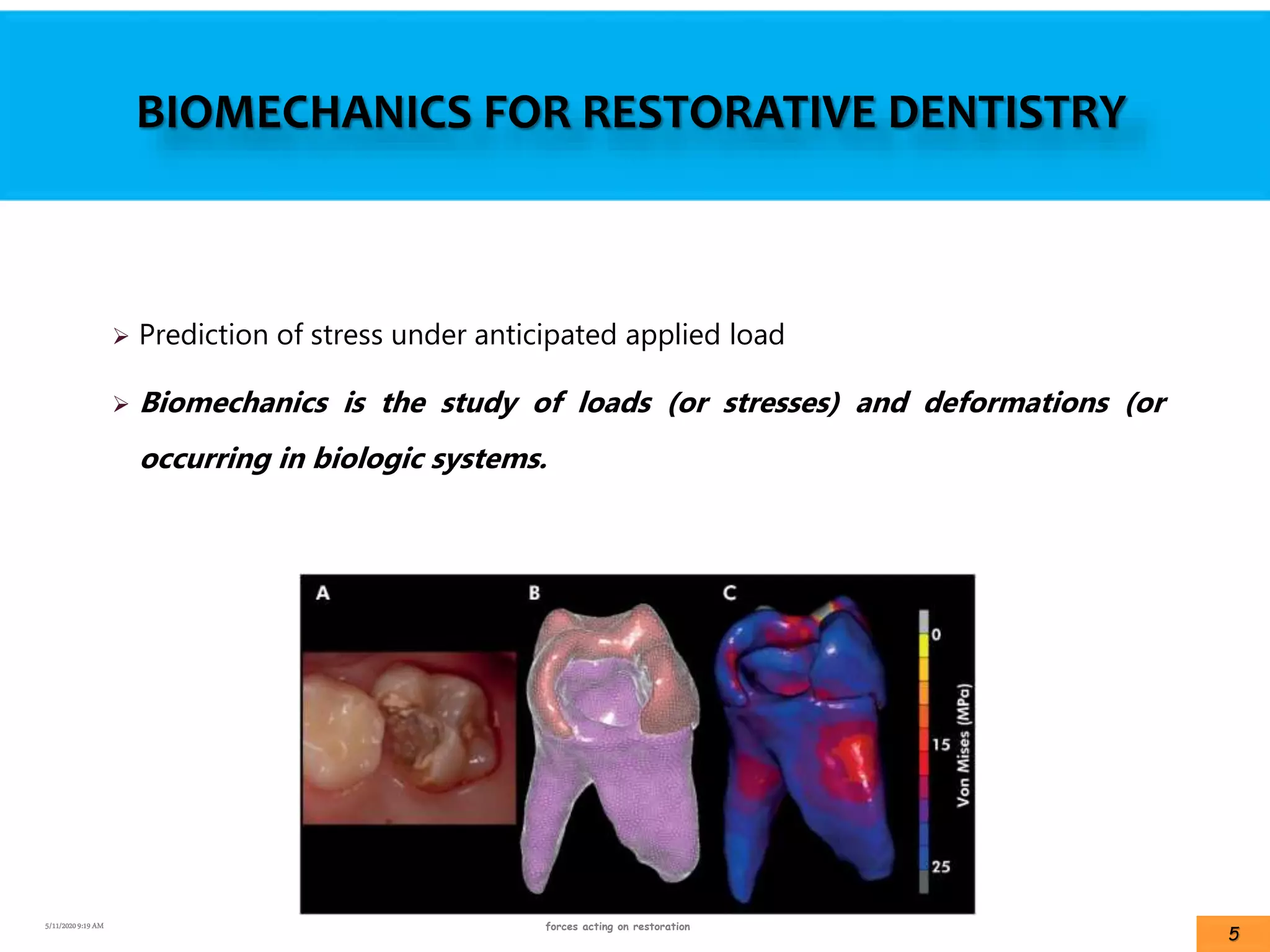 Forces acting on restoration | PPTX