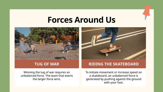 Forces and Changes in Motion Education Presentation in Hand Drawn ...