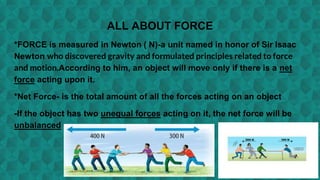 _FORCES and KINDS OF FORCES for GRADE 6.pptx
