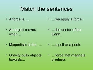 Forces and machines | PPT