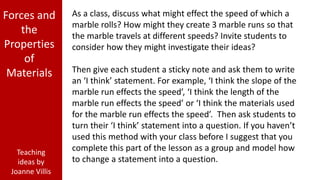 Forces and materials teaching ideas JVillis | PPTX | Homework and Study ...