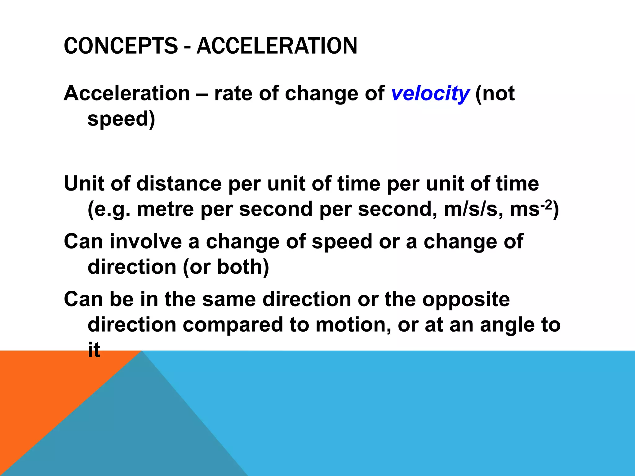 Forces and motion | PPTX