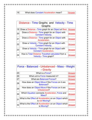 Forces and motion, an active worksheet prepared by Amr Almghawish | DOCX
