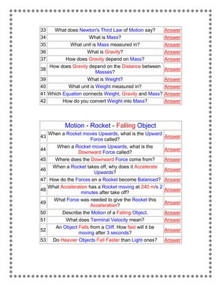 Forces and motion, an active worksheet prepared by Amr Almghawish | DOCX