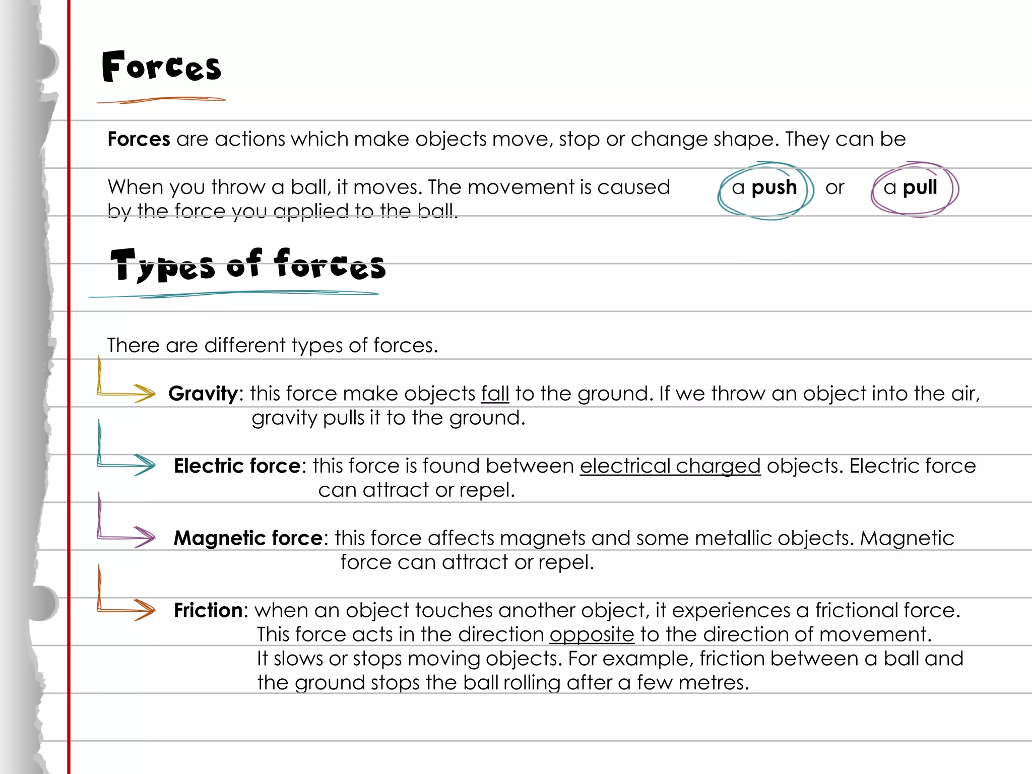 Forces and motion | PDF