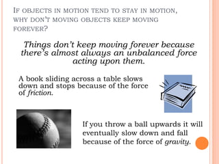 Forces and motion 7 th grade | PPTX