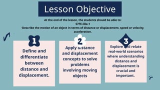 Forces and Motion Education Presentation in Green Dark Blue Neat ...