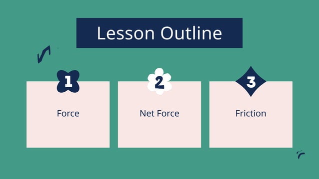 Forces and Motion Education Presentation in Green Dark Blue Neat ...