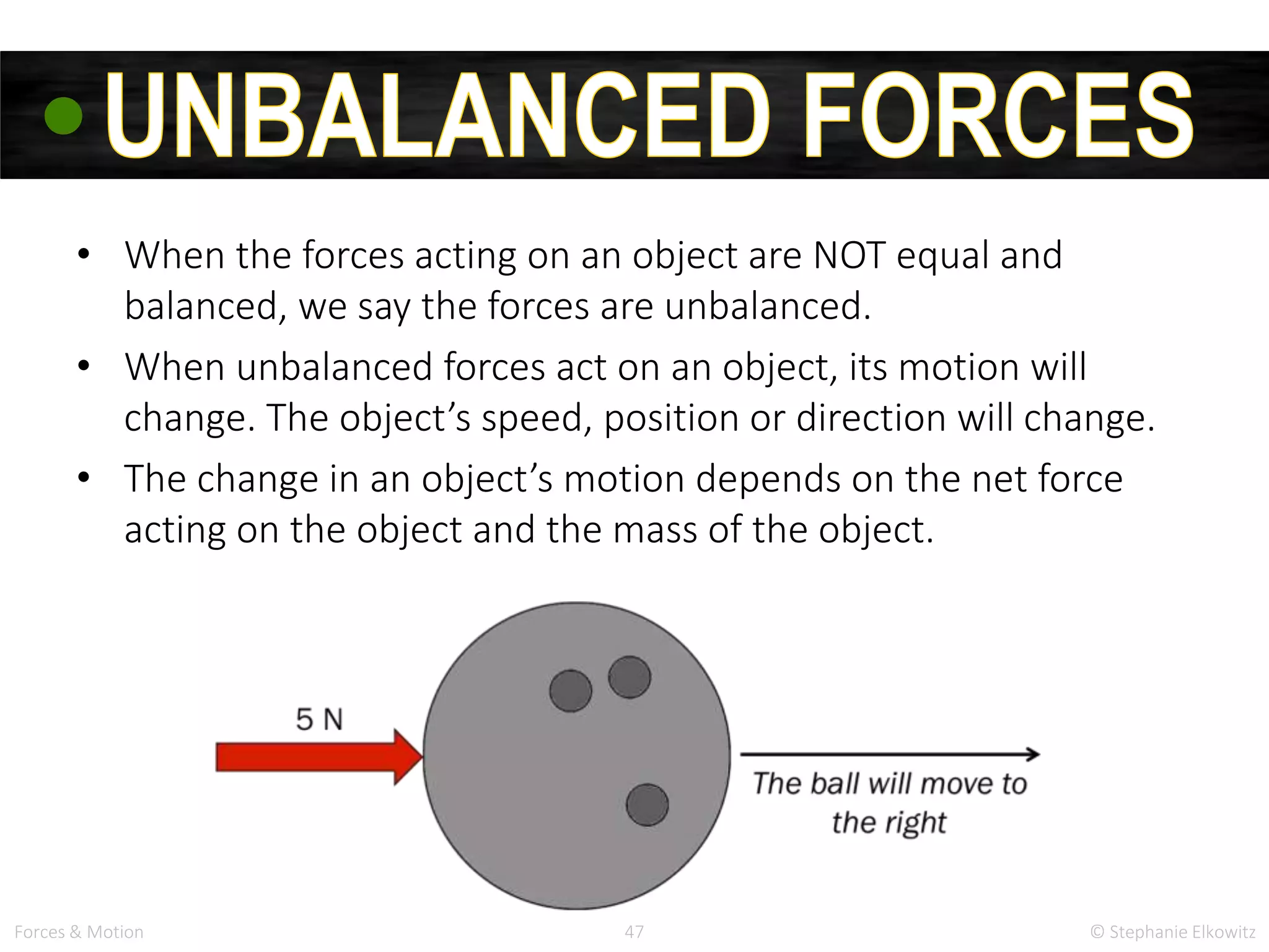 Forces and motion powerpoint | PPT