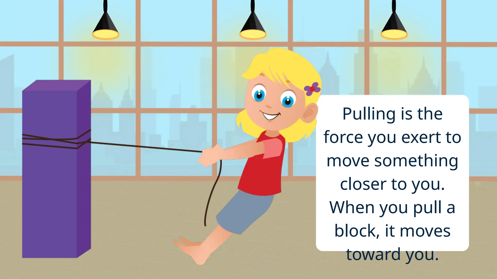 Forces and Motion Science Educational Presentation in Yellow, Blue and ...