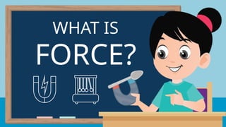 Forces and Motion Science Educational Presentation in Yellow, Blue and ...