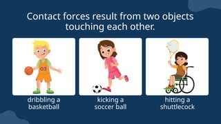 Forces and Motion Science Educational Presentation in Yellow, Blue and ...