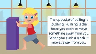 Forces and Motion Science Educational Presentation in Yellow, Blue and ...