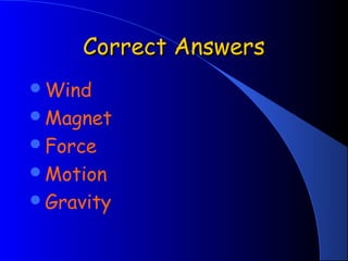 Forces and motions (science) | PPT