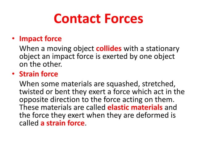 Forces and their effects pps | PPSX | Physics | Science