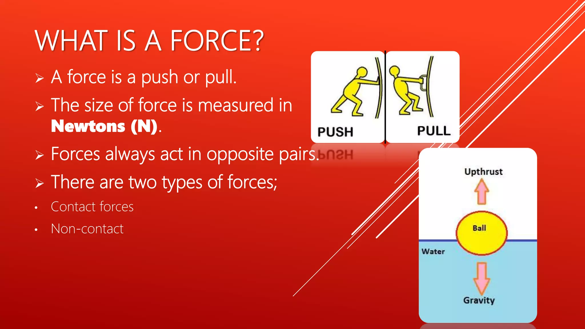 Forces and their effects | PPTX
