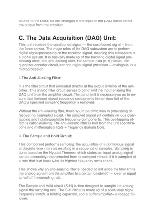 Force Sensor Data Acquisition | PDF