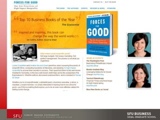 Forces For Good | PPTX | Non-Profit Organizations | Industries