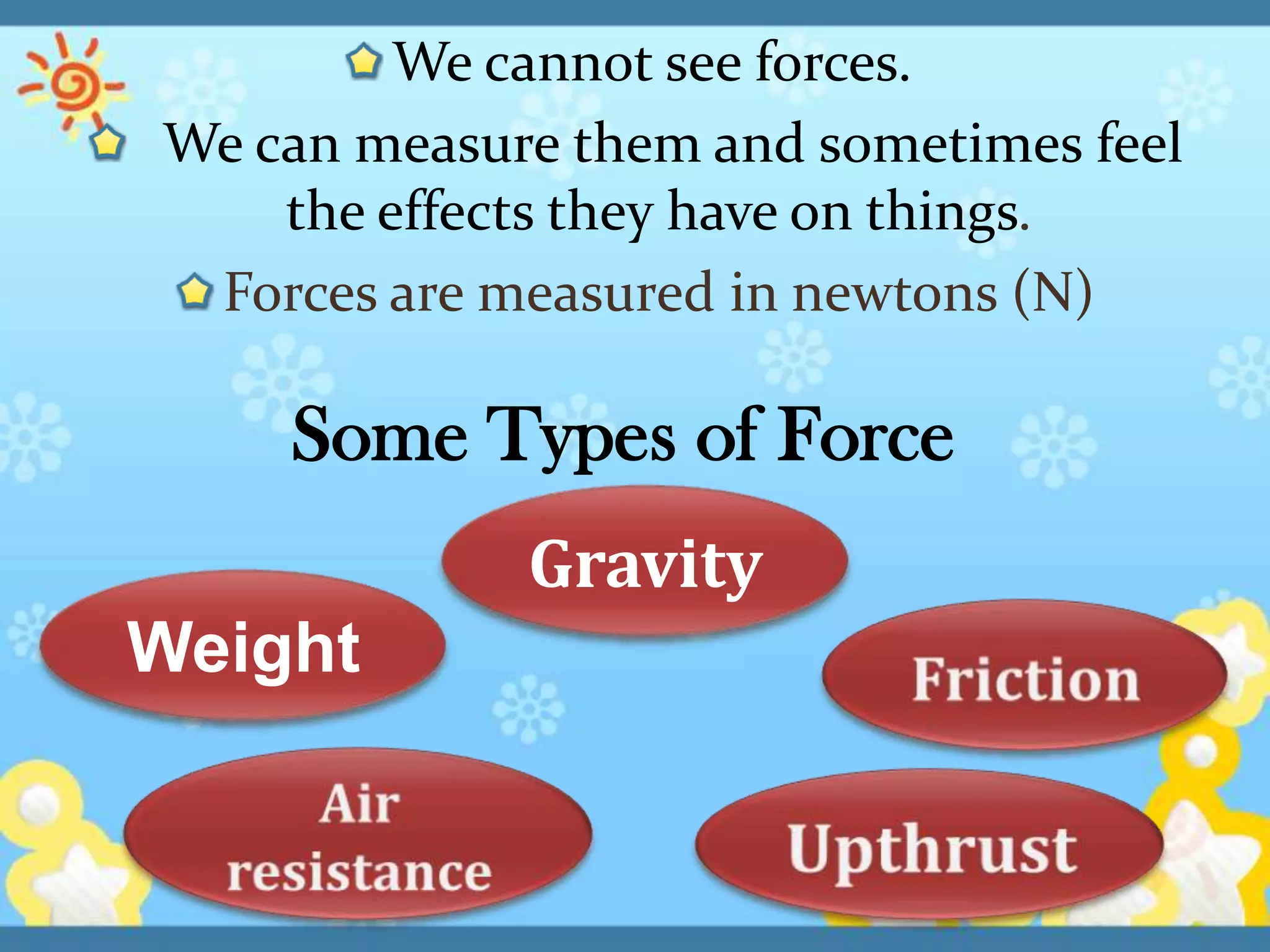 Forces in action (grade 6) | PPTX