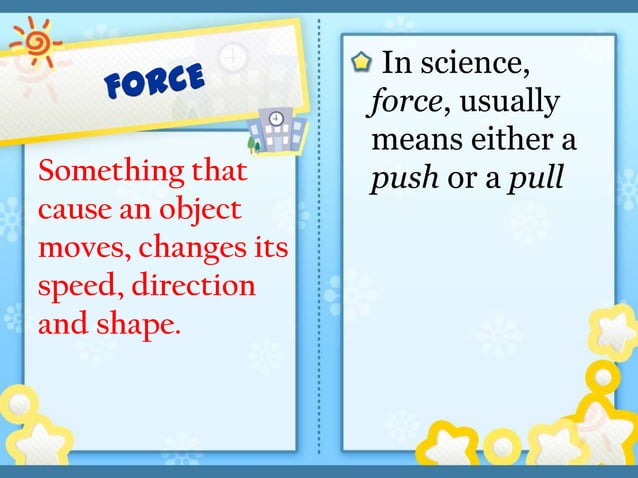 Forces in action (grade 6) | PPTX
