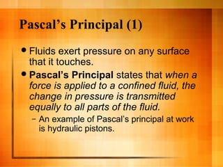 Forces in fluids | PPT