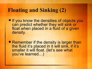 Forces in fluids | PPT