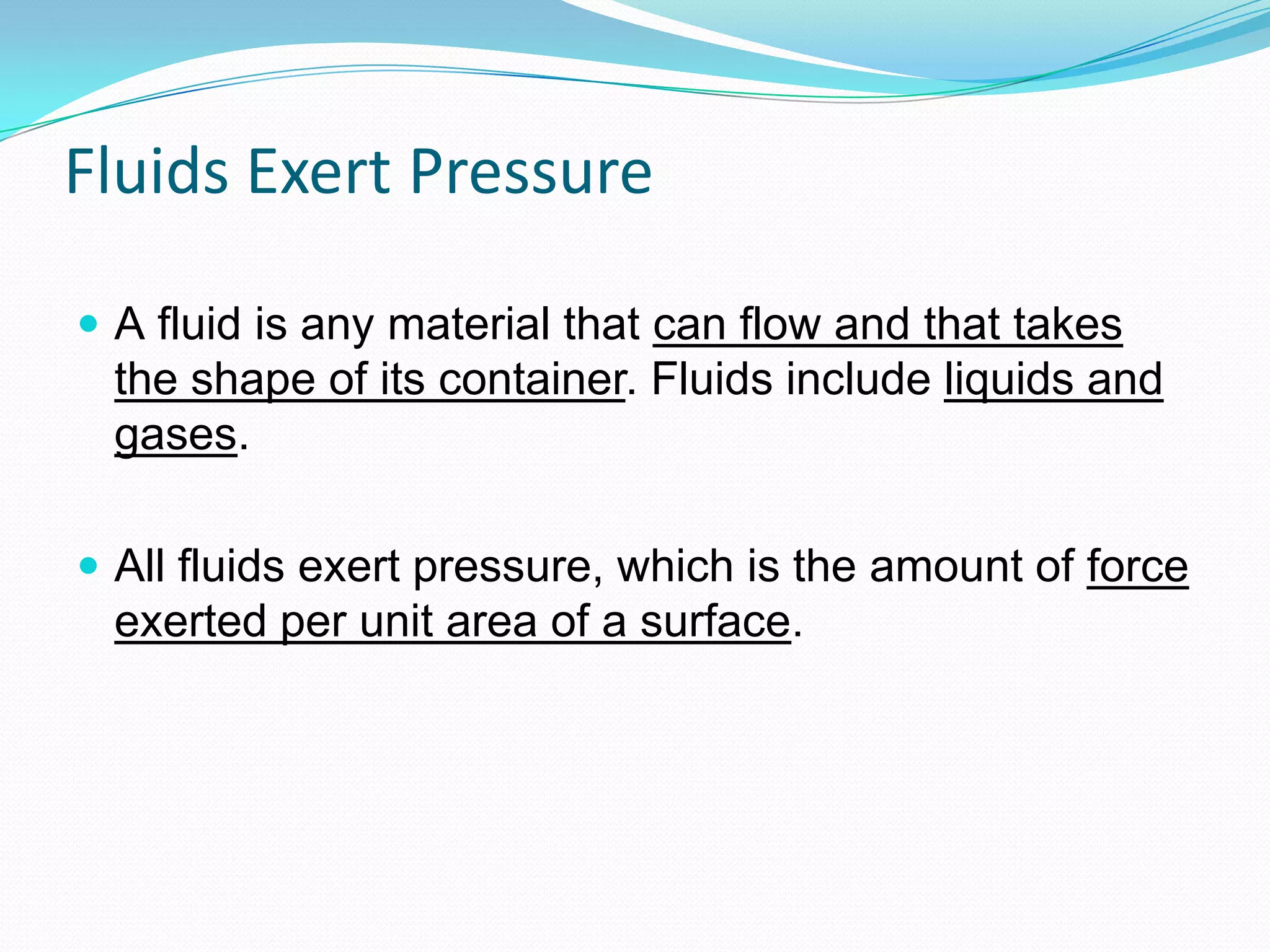 Forces in Fluids | PPTX