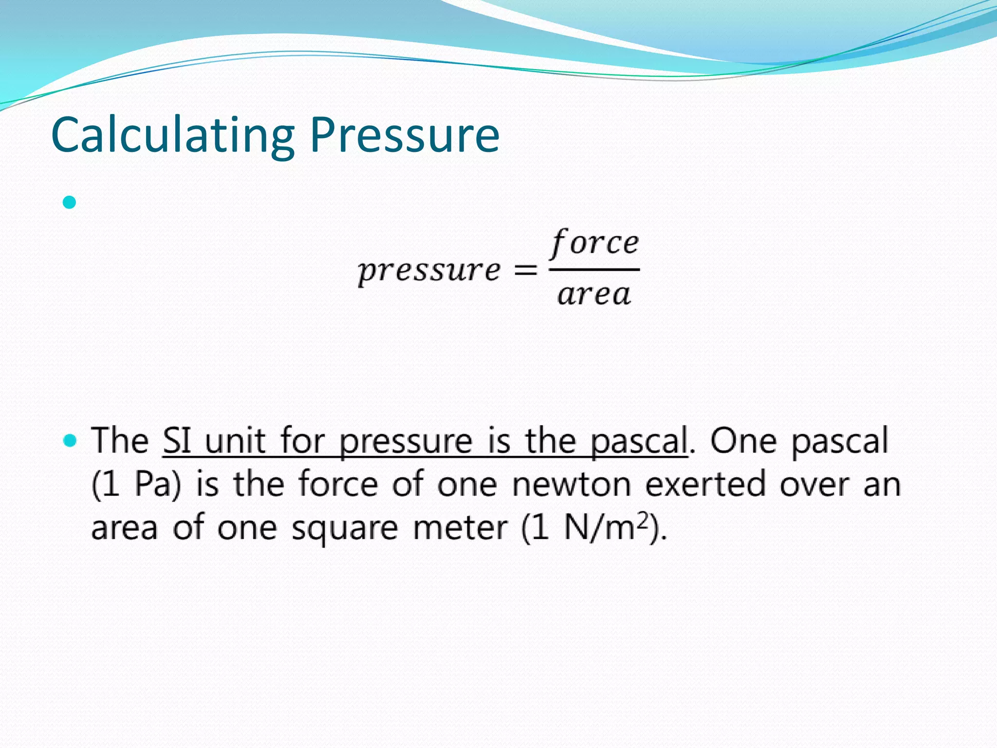 Forces in Fluids | PPTX