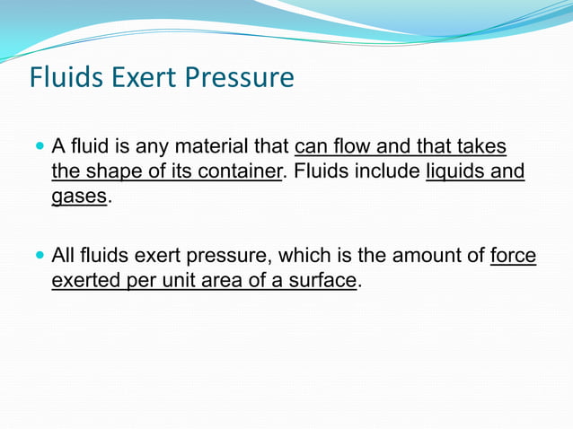 Forces in Fluids | PPTX | Chemistry | Science
