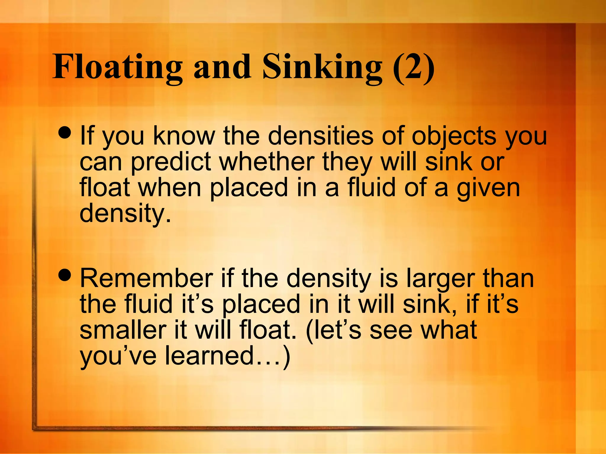 Forces in fluids | PPT