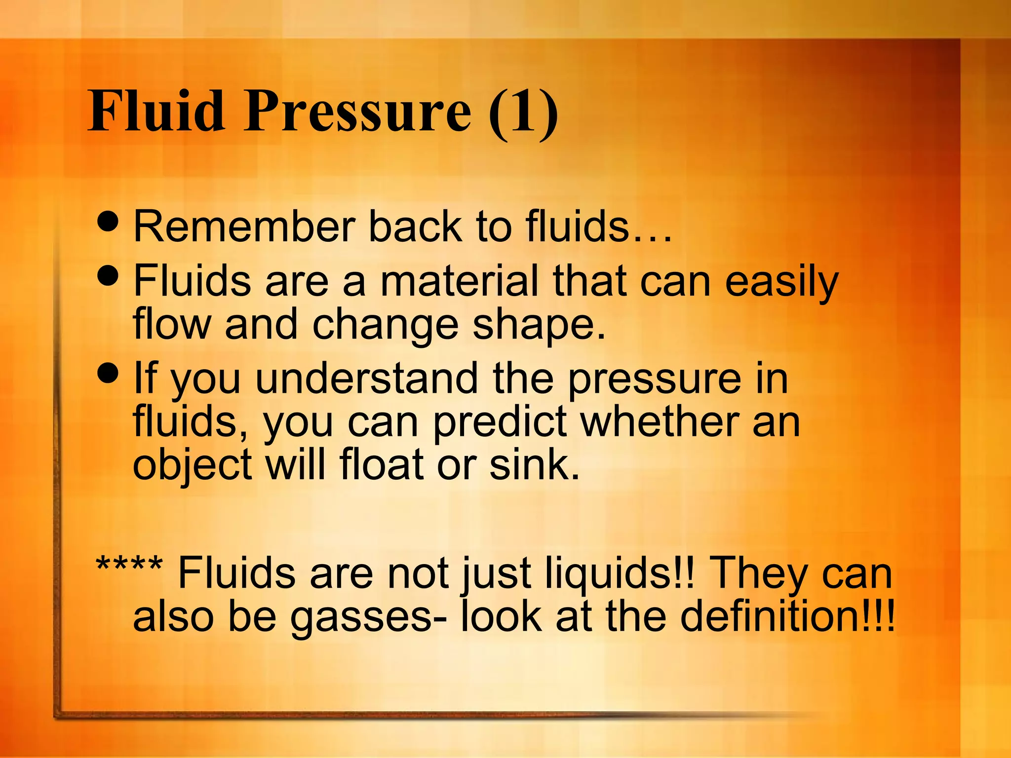 Forces in fluids | PPT
