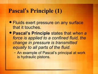 Forces in fluids | PPT