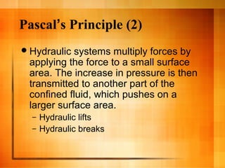 Forces in fluids | PPT