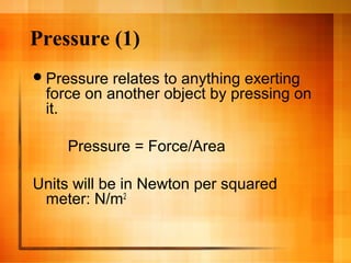 Forces in fluids | PPT