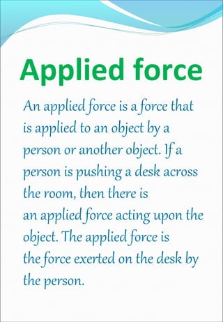 project on Force for class 9 | PPT