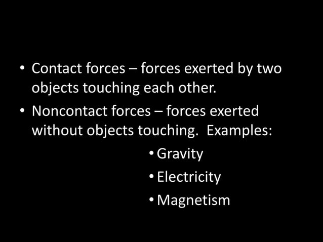 Forces notes 1 &2 | PPT