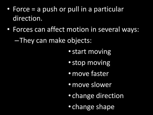 Forces notes 1 &2 | PPT