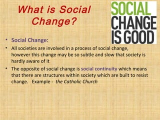 Forces of Social Changes | PPT