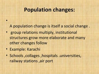 Forces of Social Changes | PPT