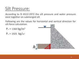 Forces on gravity dam BY SITARAM SAINI | PPTX
