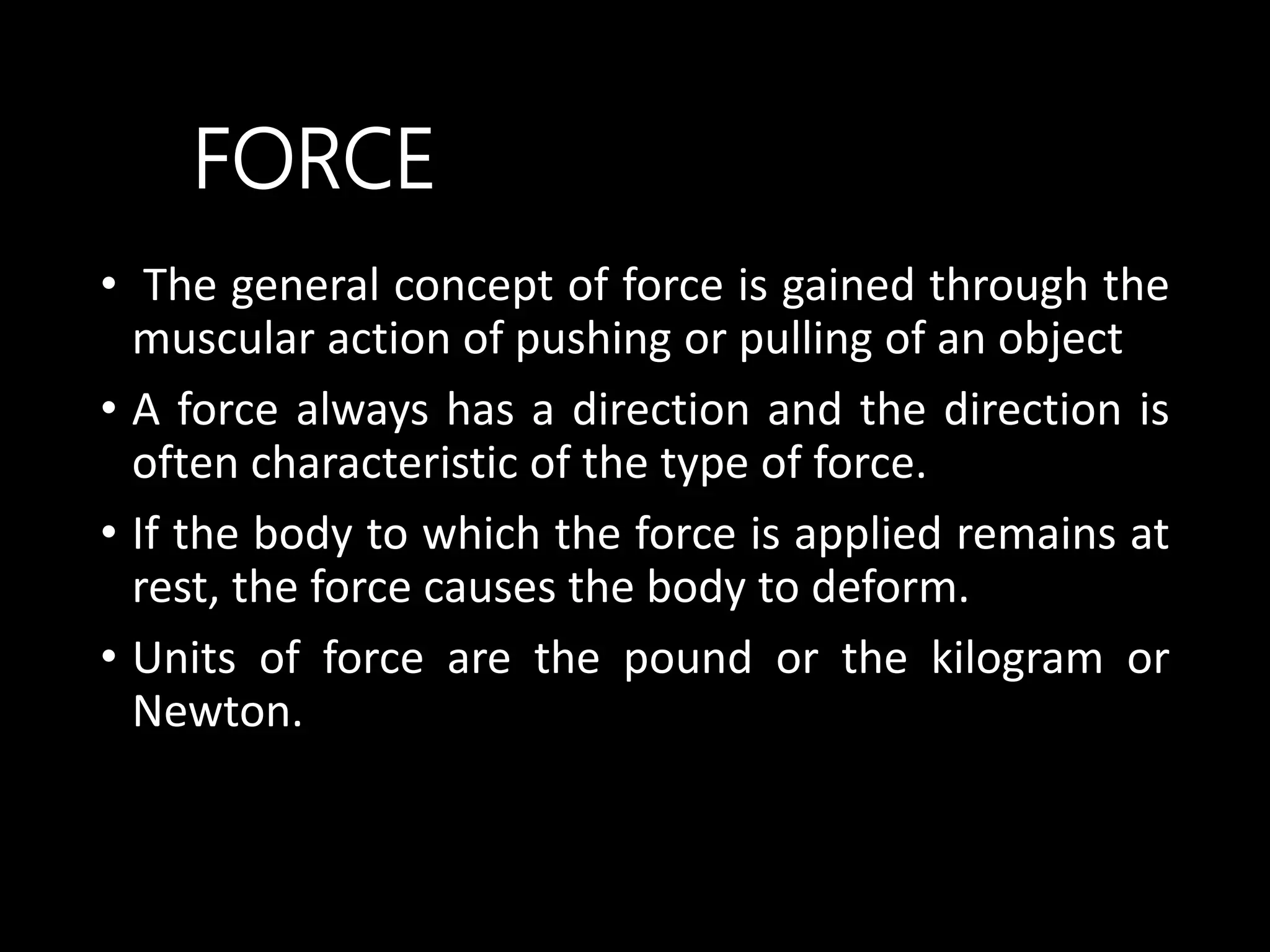 Forces acting on restoration | PPTX