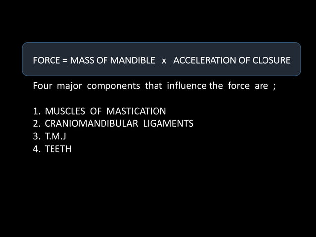 Forces acting on restoration | PPTX