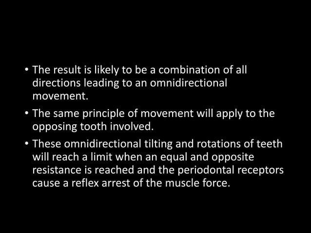 Forces acting on restoration | PPTX