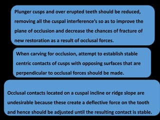 Forces acting on restoration | PPTX