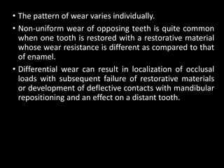 Forces acting on restoration | PPTX